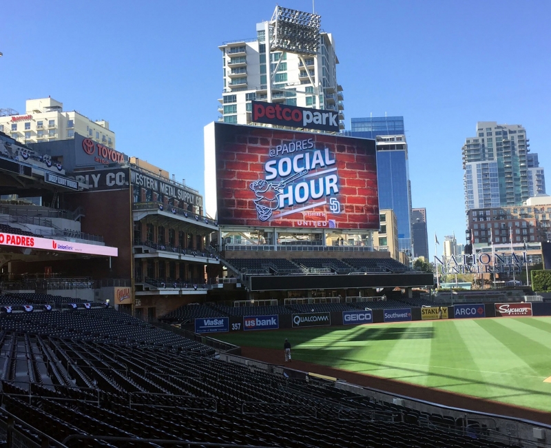 Video Board and LED Display: Petco Park - SDES Custom Sign Design ...
